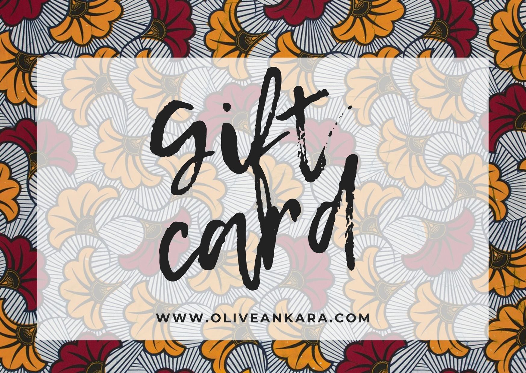 GIFT CARD – OliveAnkara